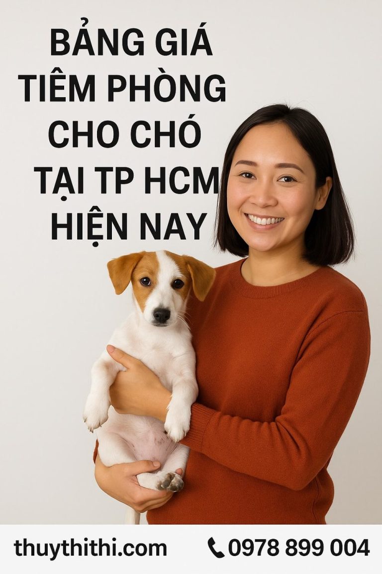 Bảng giá tiêm phòng cho chó tại TP HCM hiện nay - Bệnh viện Thú Y Thi ...